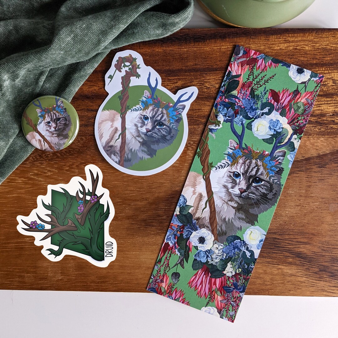 Druid Gift Pack! Dungeons and Dragons Bundle Including Dnd Stickers ...