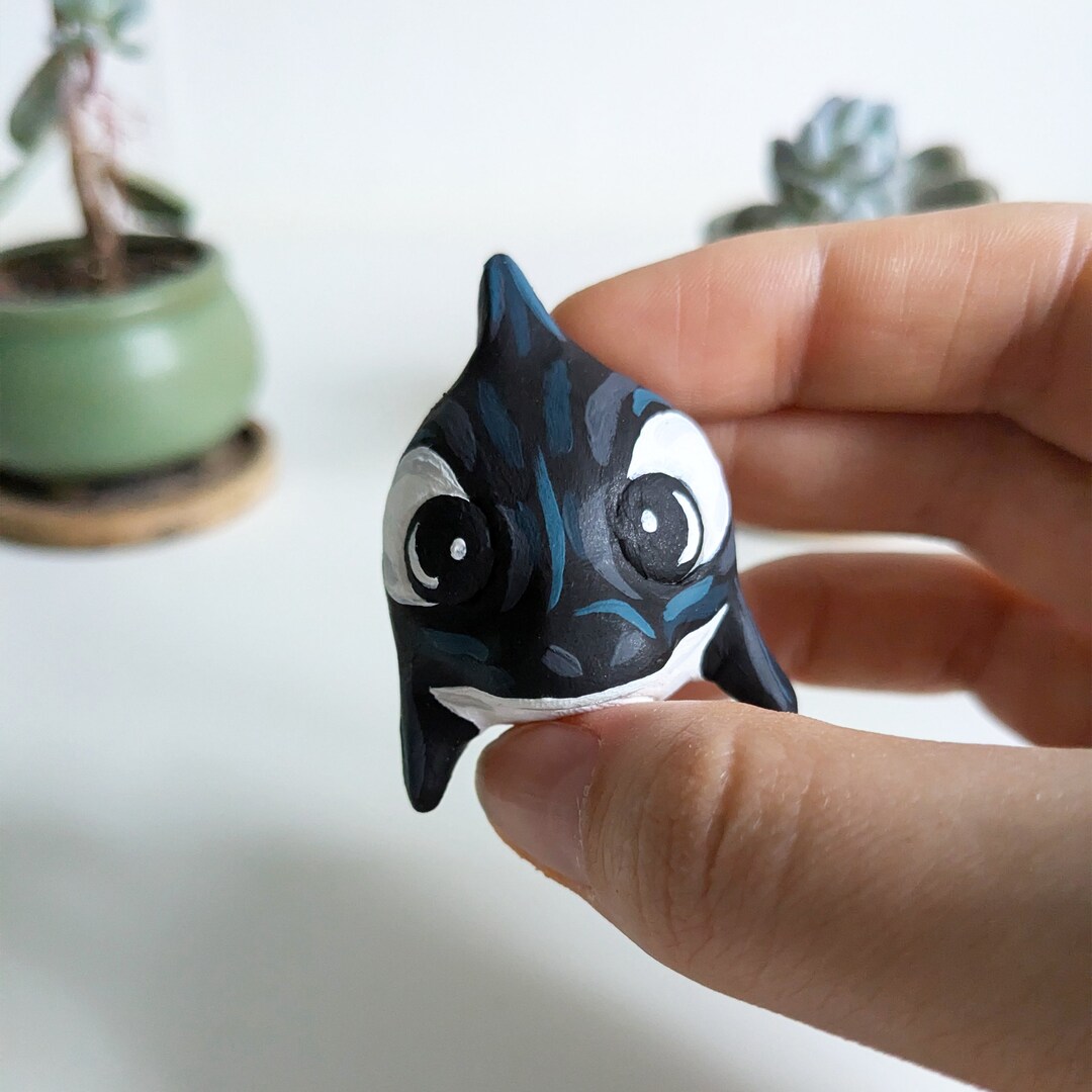 Orca Sculpture, Handmade, Hand Painted and Varnished, British Wildlife ...