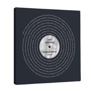 PERSONALIZED Authentic Framed Platinum Vinyl Record #A9 - Etsy