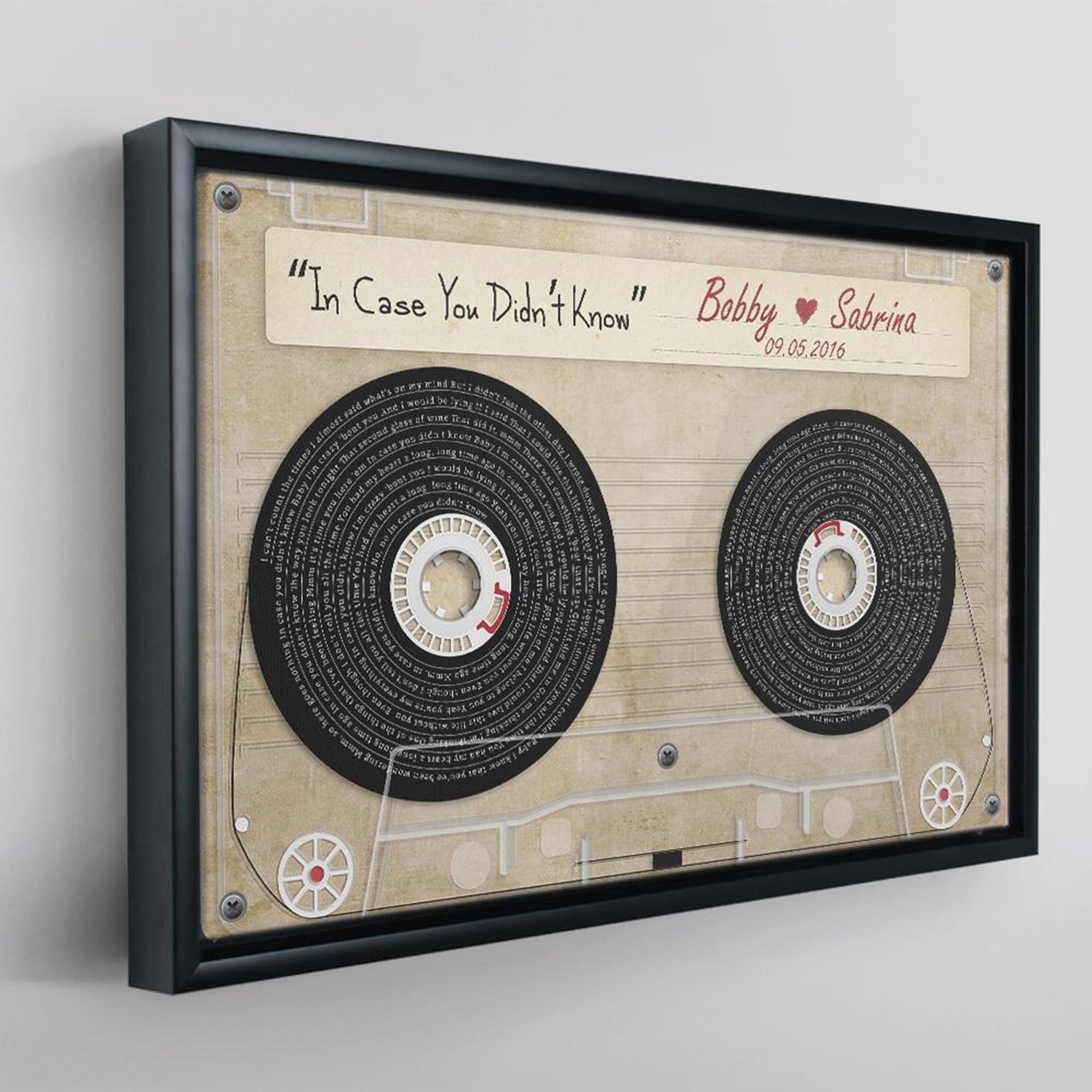 Vinyl Record Song Lyrics Gift for Him Birthday Present - Etsy