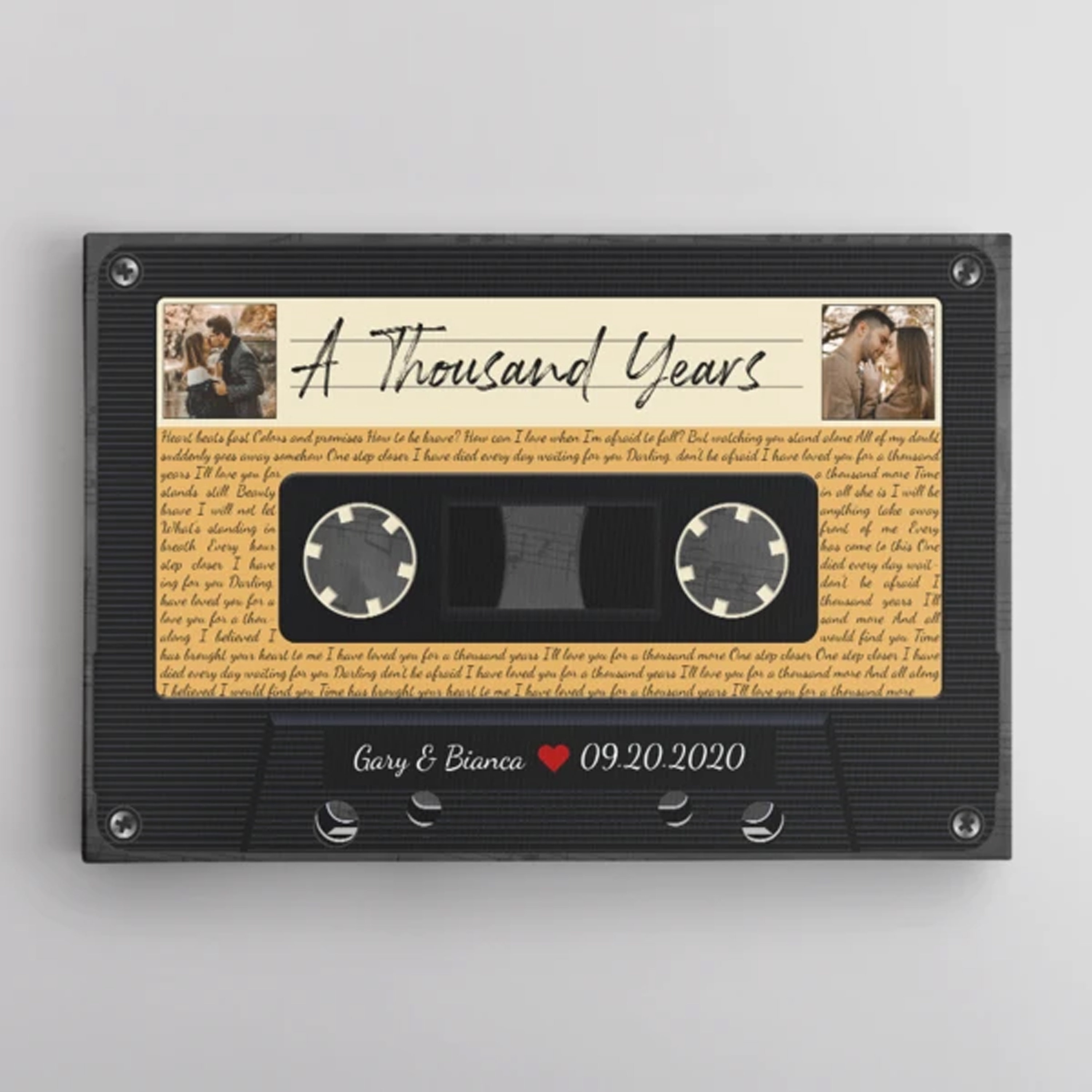 Any Song Lyrics on Canvas Wall Personalized Music Song Lyrics - Etsy