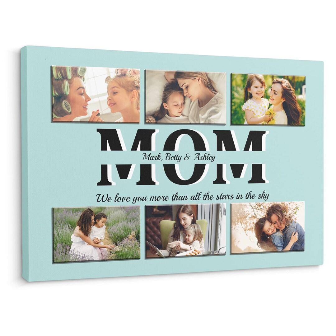 Mom Photo Frame, Personalized Mom Frame, Mom Print Photos, Personalized ...