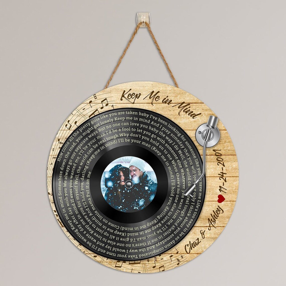 Personalized Wedding Gift Vinyl Record Song Lyrics for Him | Etsy