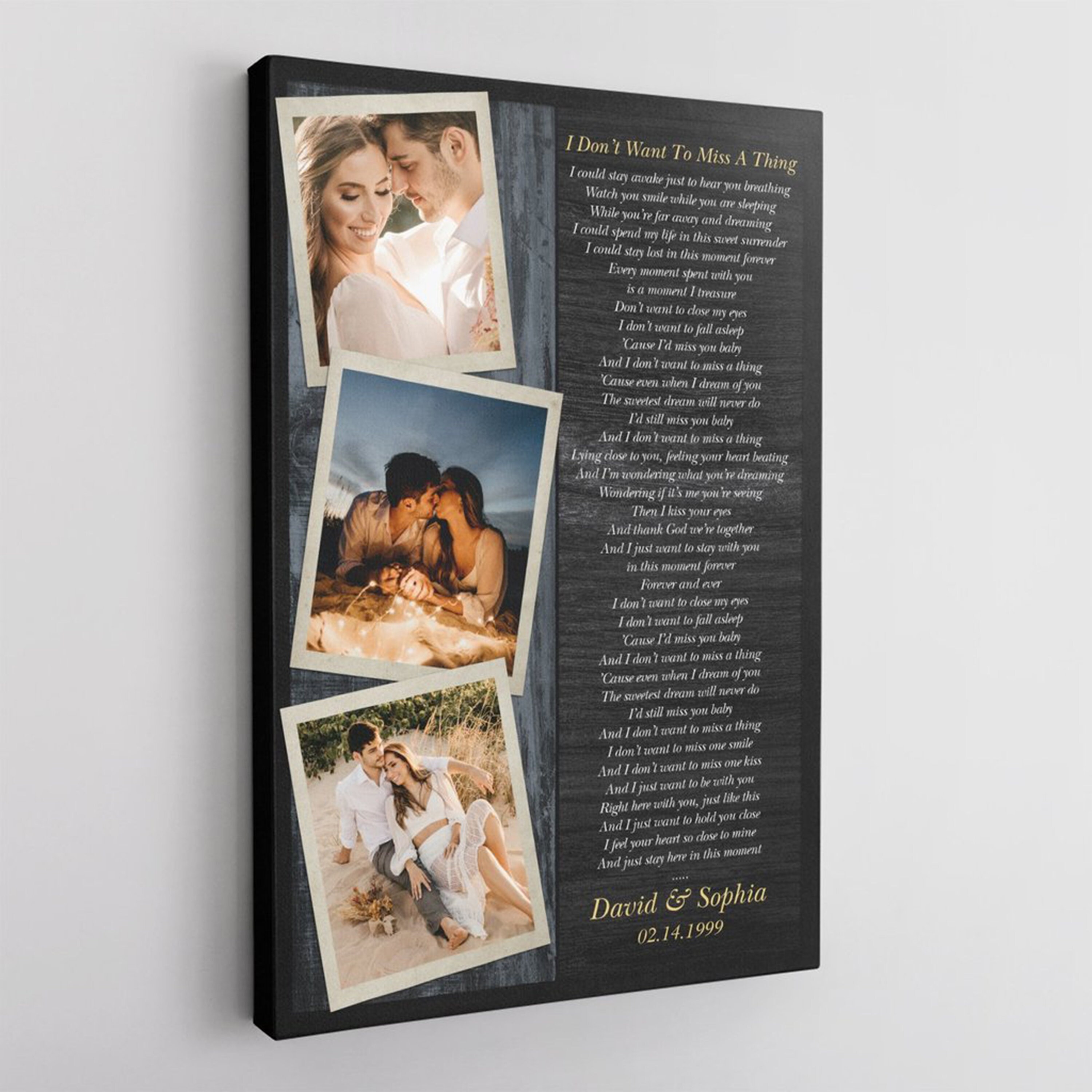 PERSONALIZED PICTURE FRAME First Dance Personalized Wedding - Etsy