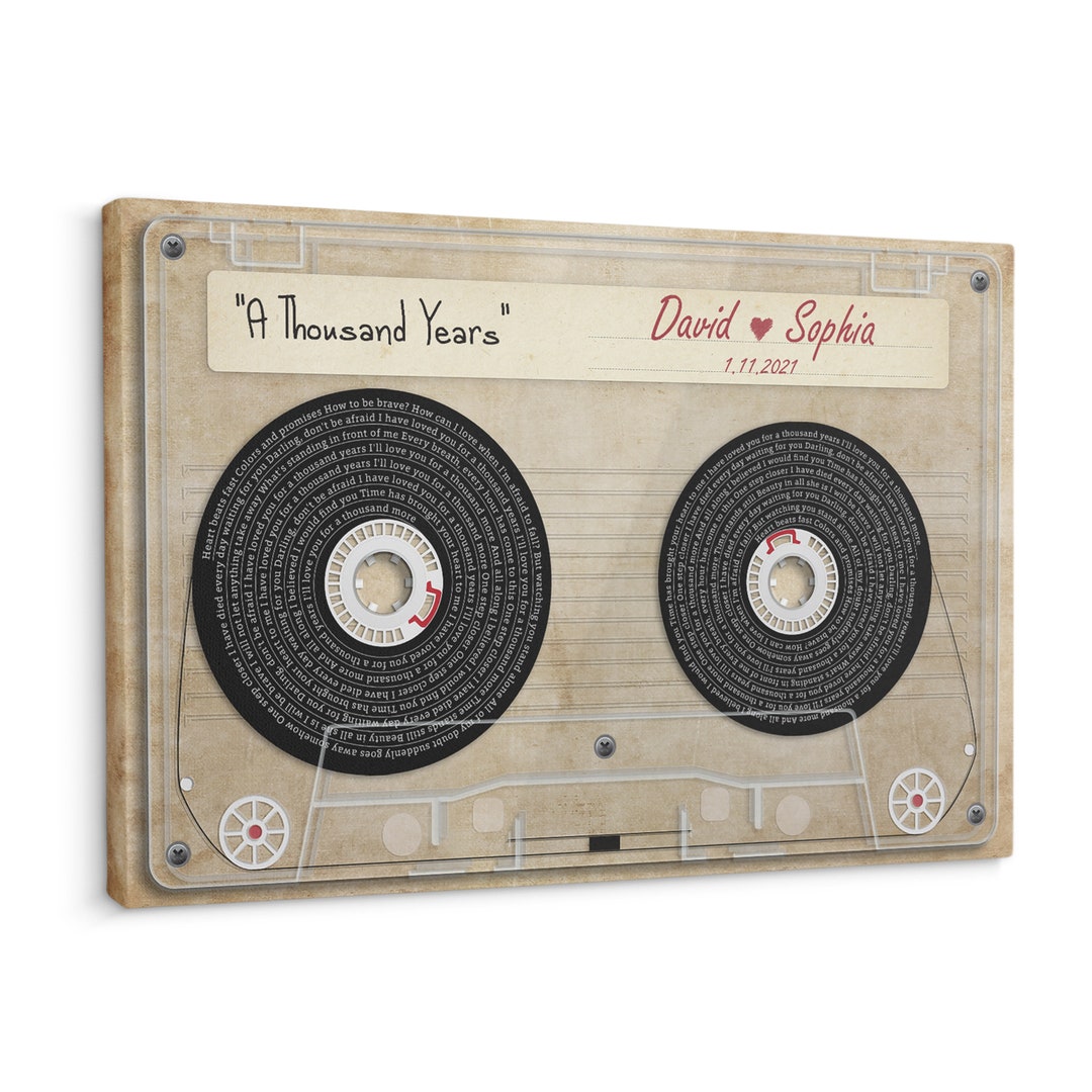 Personalised Song Plaque Playlist Streaming Boyfriend Girlfriend ...