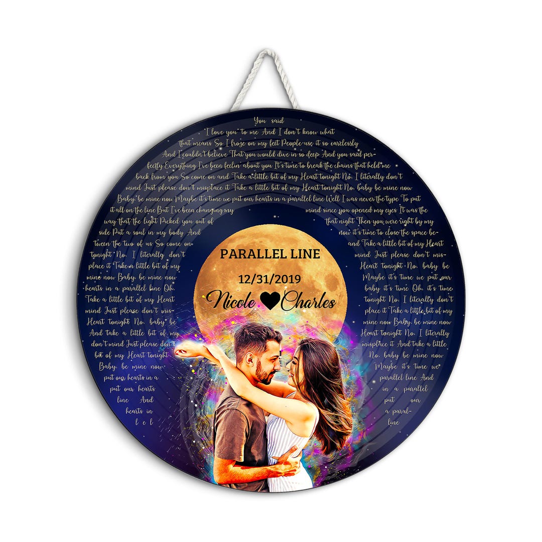 Romantic Starry Night Vinyl Sign – Wedding Gift for Him or Her #R3 - Etsy