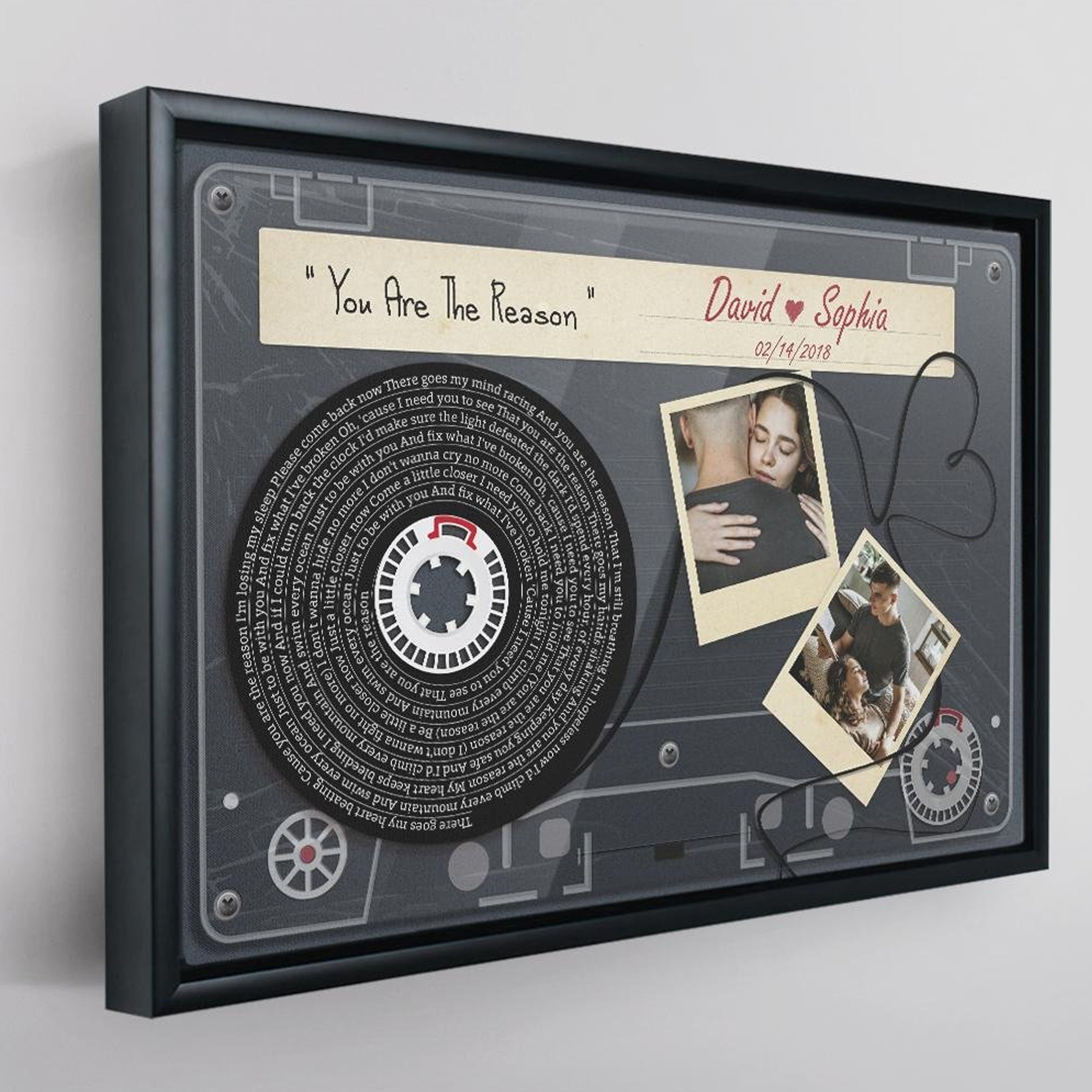 Personalized Vinyl Record Custom Vinyl Record Framed | Etsy