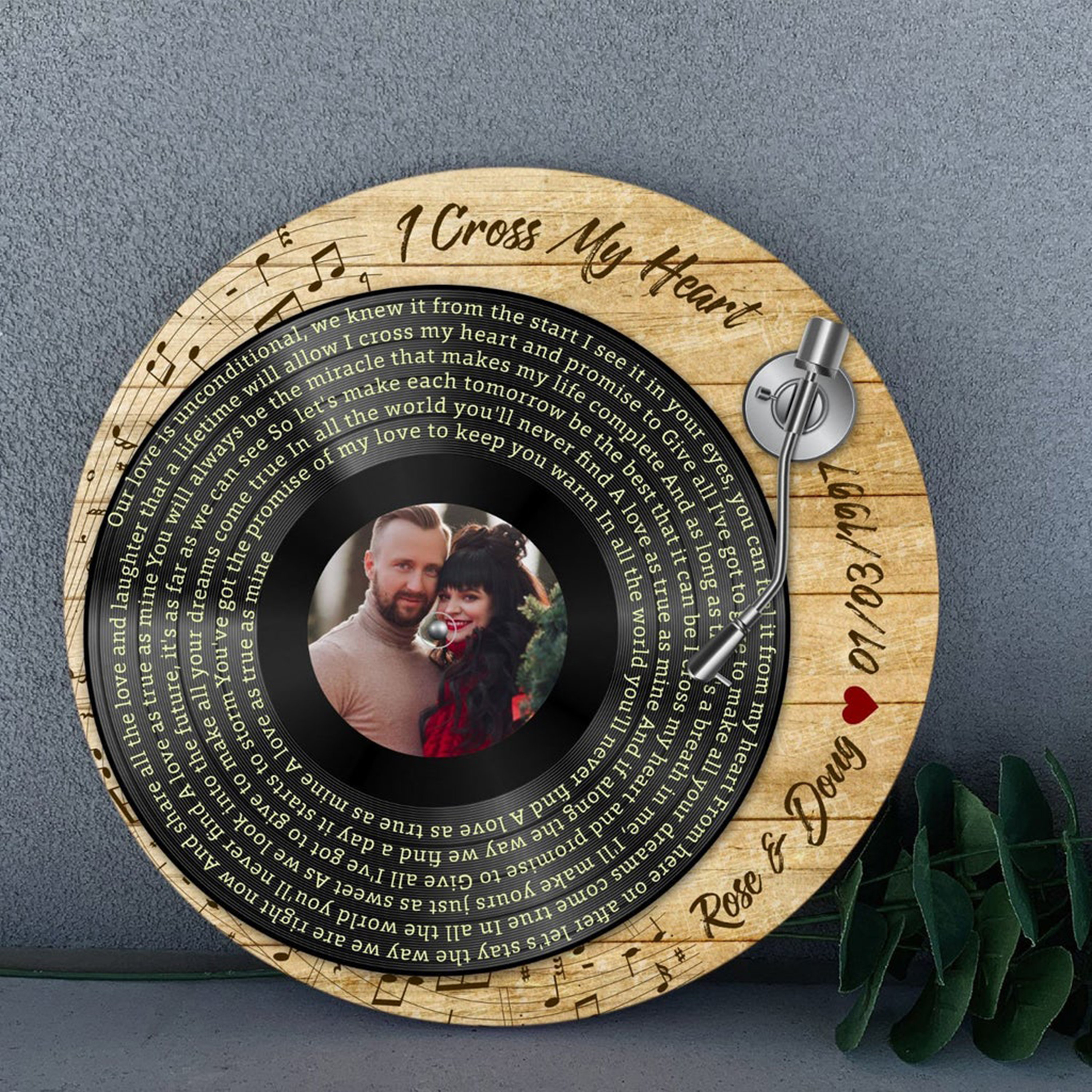 Personalized Wedding Gift Vinyl Record Song Lyrics for Him - Etsy