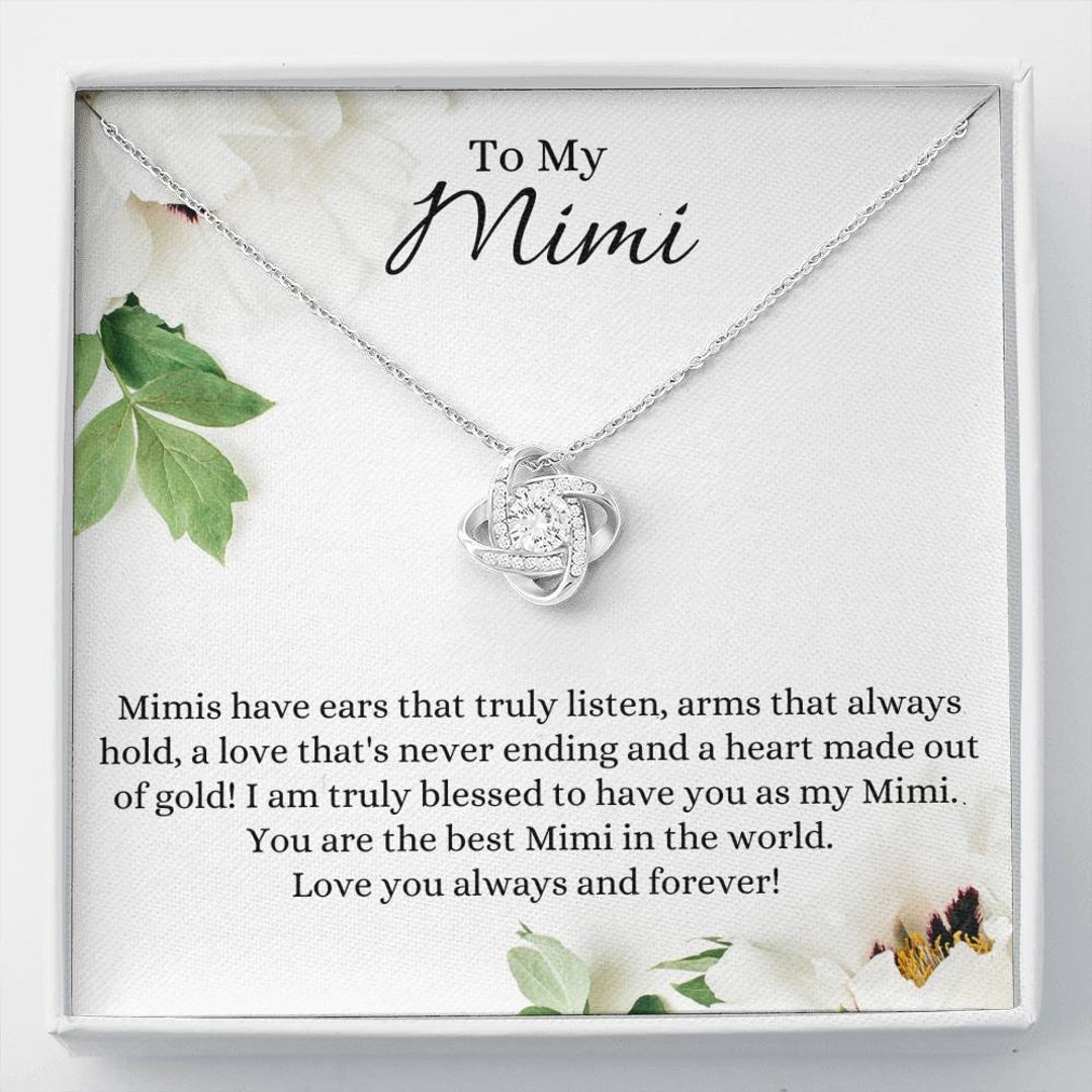 Mimi Gifts, Mimi Necklace, Mimi Birthday Gift, Christmas Gifts for ...