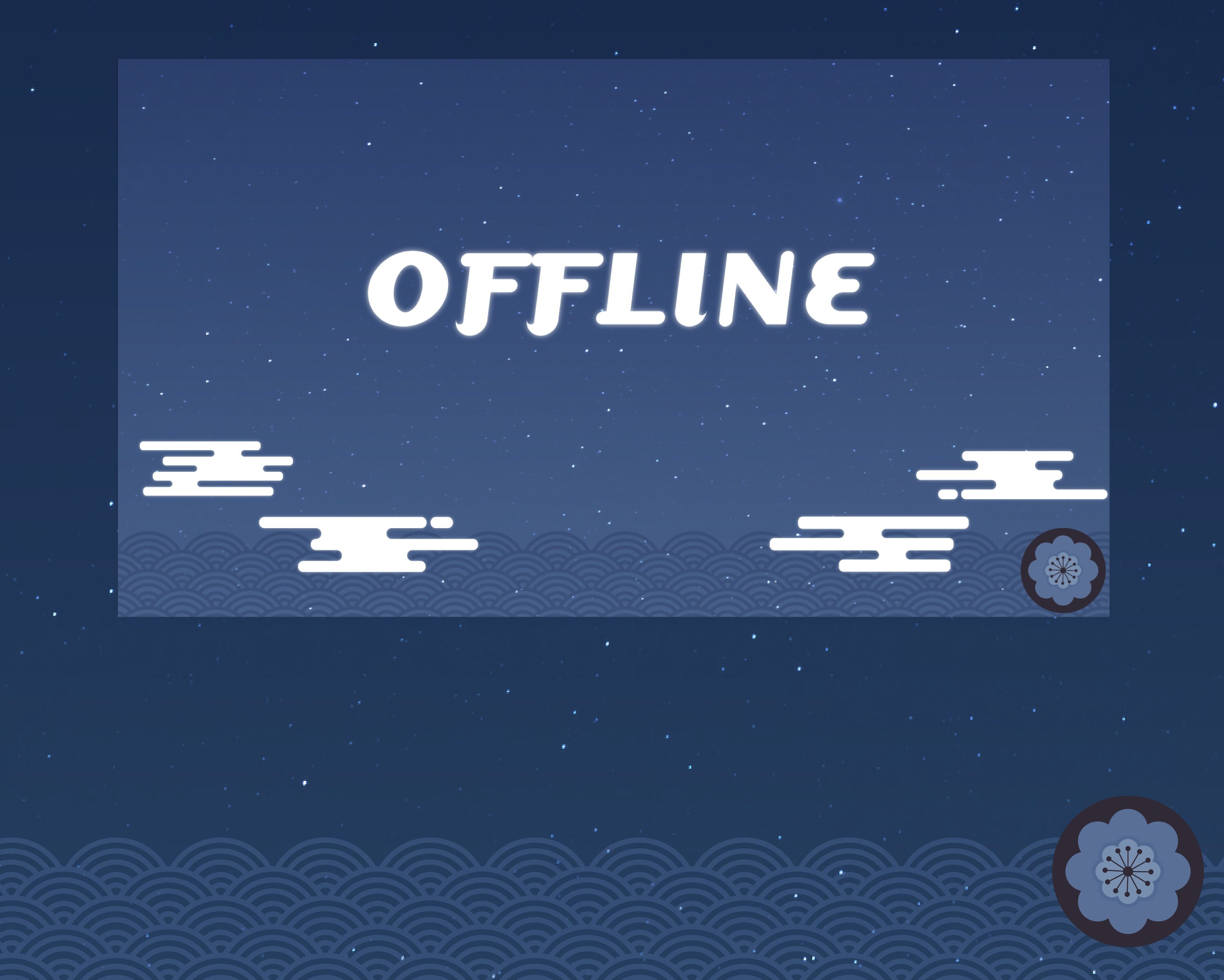 Blue Moonlight Streamer Overlay Pack / Vtuber Friendly / Alerts Pack ...