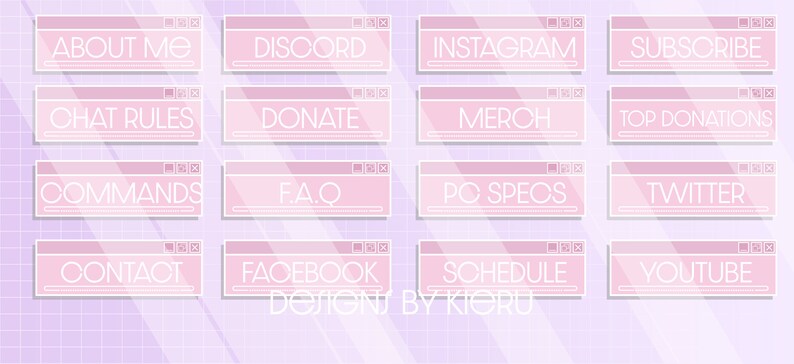 Stream Pack Pink Windows Overlay and Panels / Twitch Overlay - Etsy UK Stream Pack Pink Windows Overlay and Panels / Twitch Overlay - Etsy UK