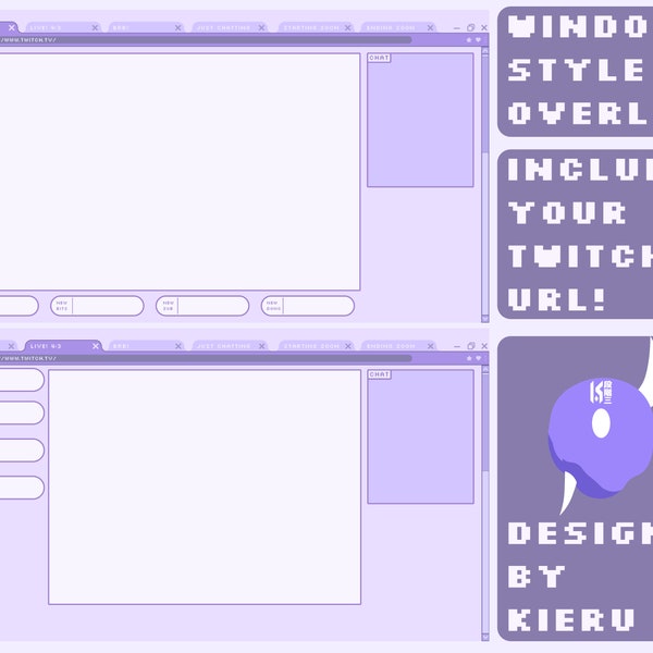 Vtuber Custom Overlay - Etsy