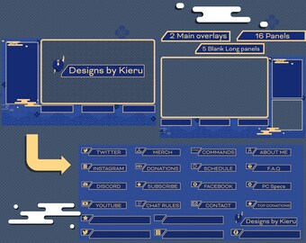 Japanese Twitch Overlay - Etsy