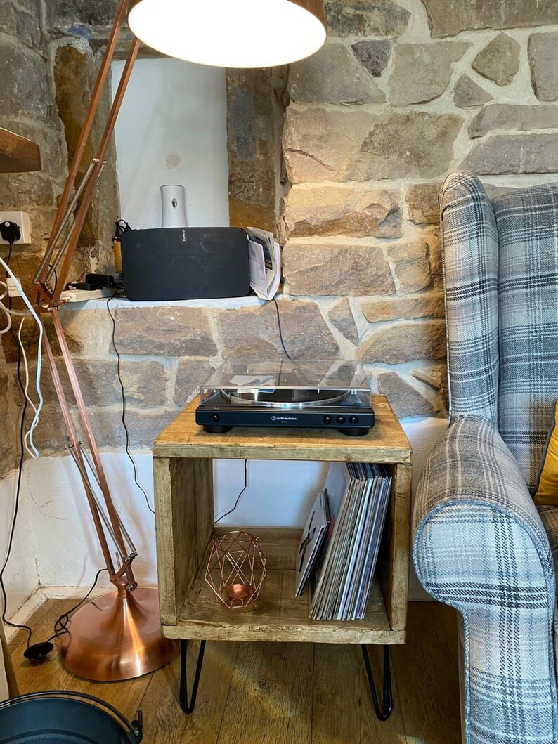 Vinyl Record Storage Unit Coffee Table Television Stand | Etsy UK