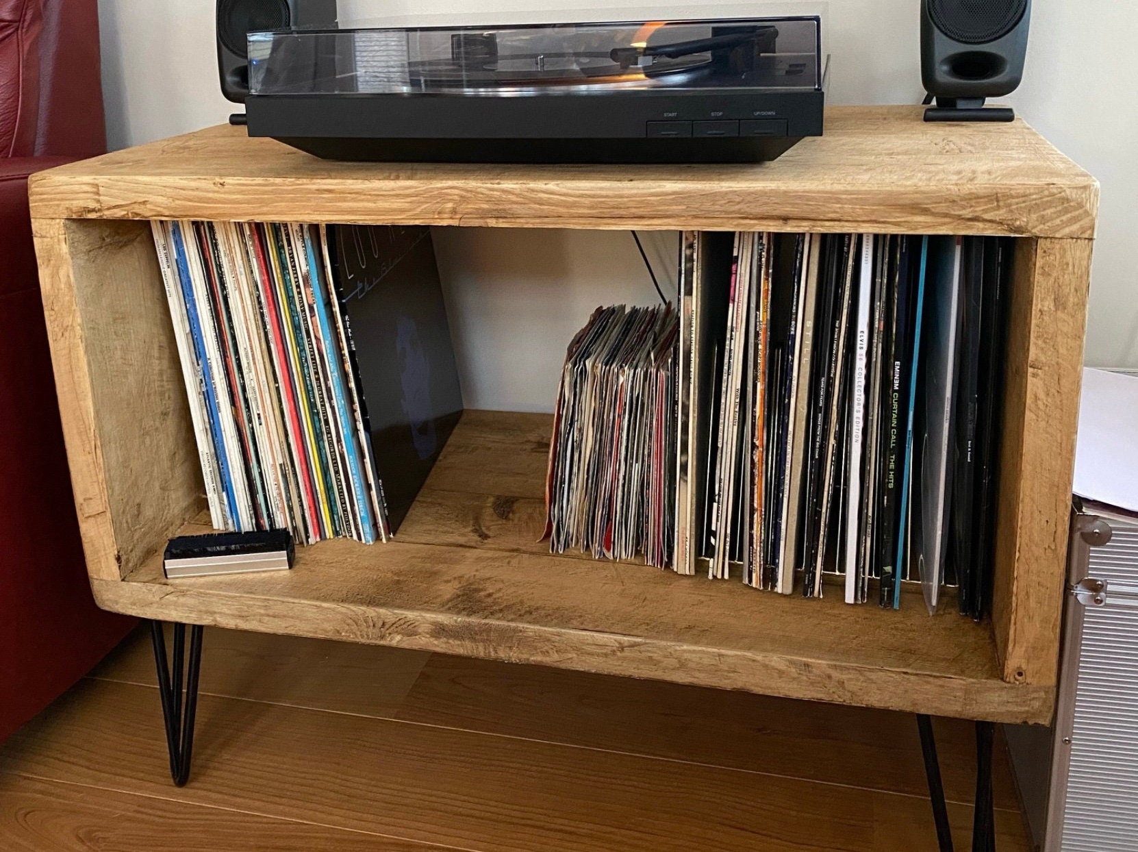 Vinyl Record Storage Unit Coffee Table Television Stand - Etsy UK