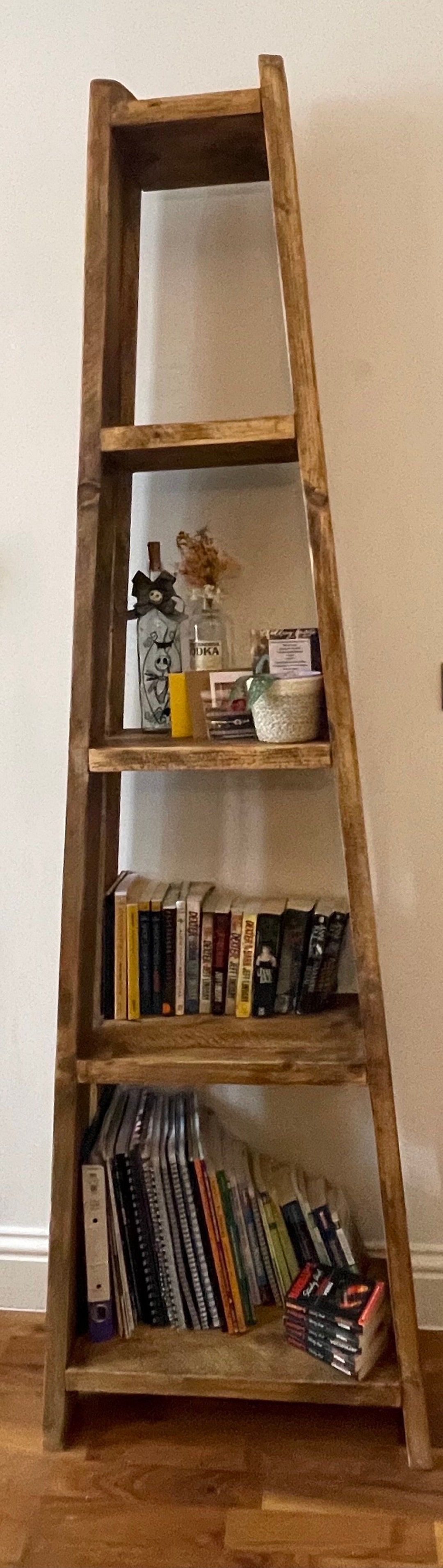 Bespoke Ladder Bookshelf - Etsy UK