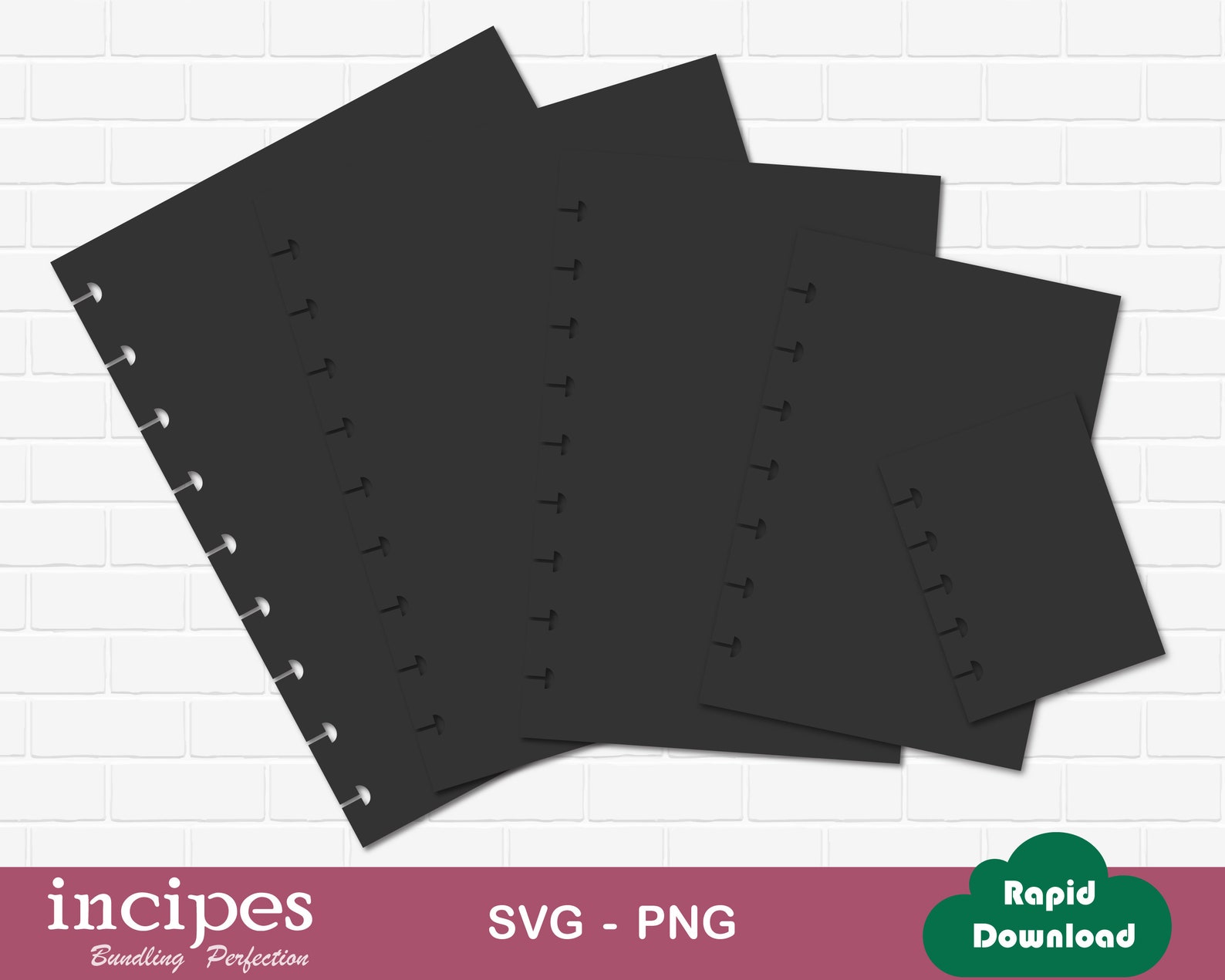 DIY Disc Bound Planner Page Templates - Classic Page, Classic Half ...