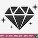 Diamond SVG Files, Diamond Cut Files, Diamond Vector Files, Diamond ...