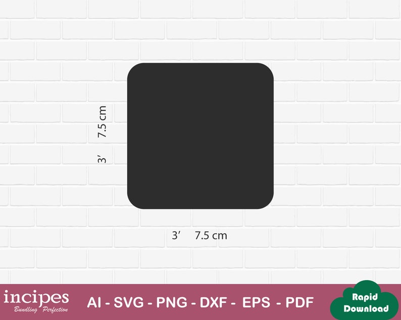 Cricut Square Coaster Template. Square Coaster Blank. Coaster Blank ...