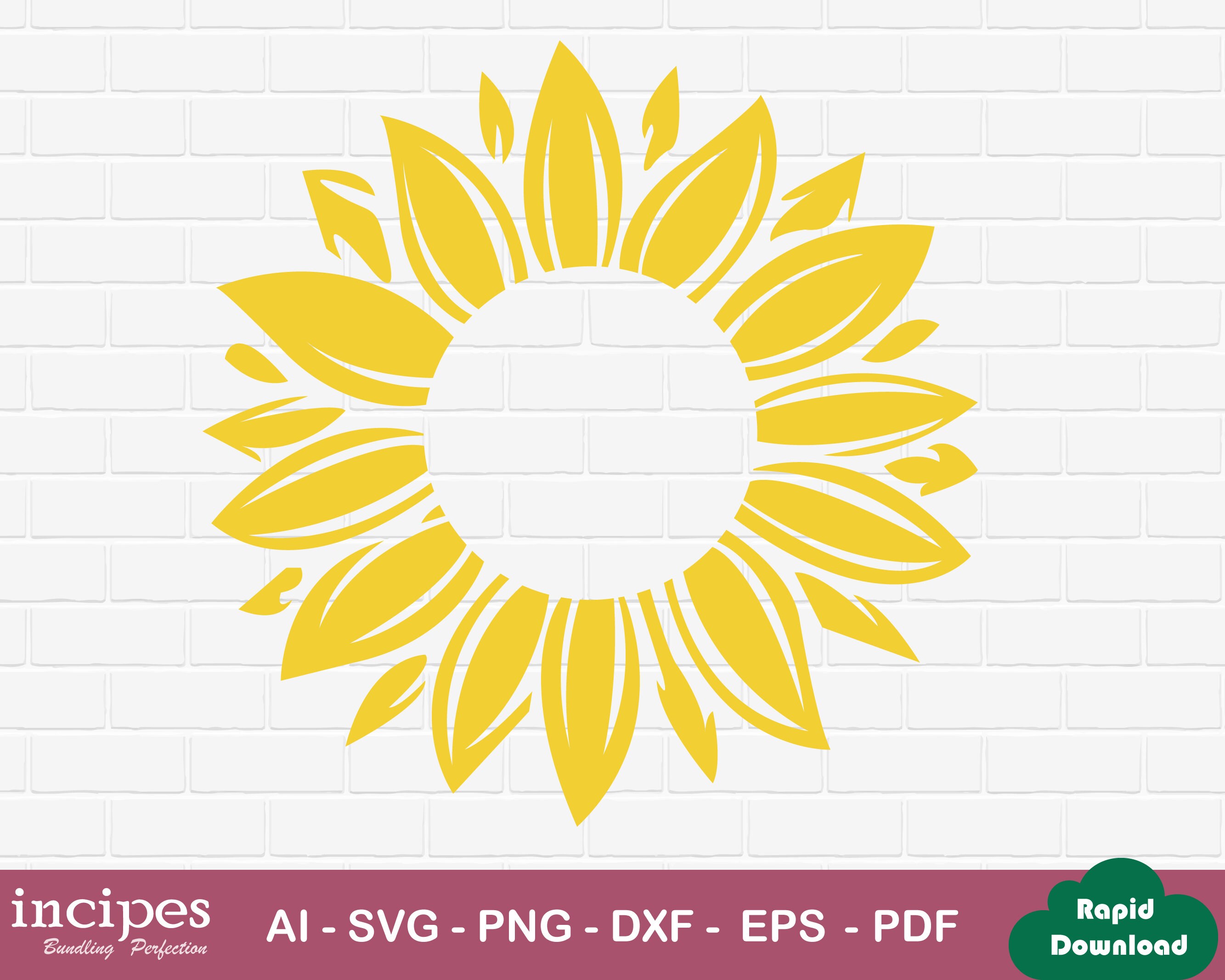 Sunflower Bundle Svg Sunflower Svg Sunflower Startbucks Wrap - Etsy