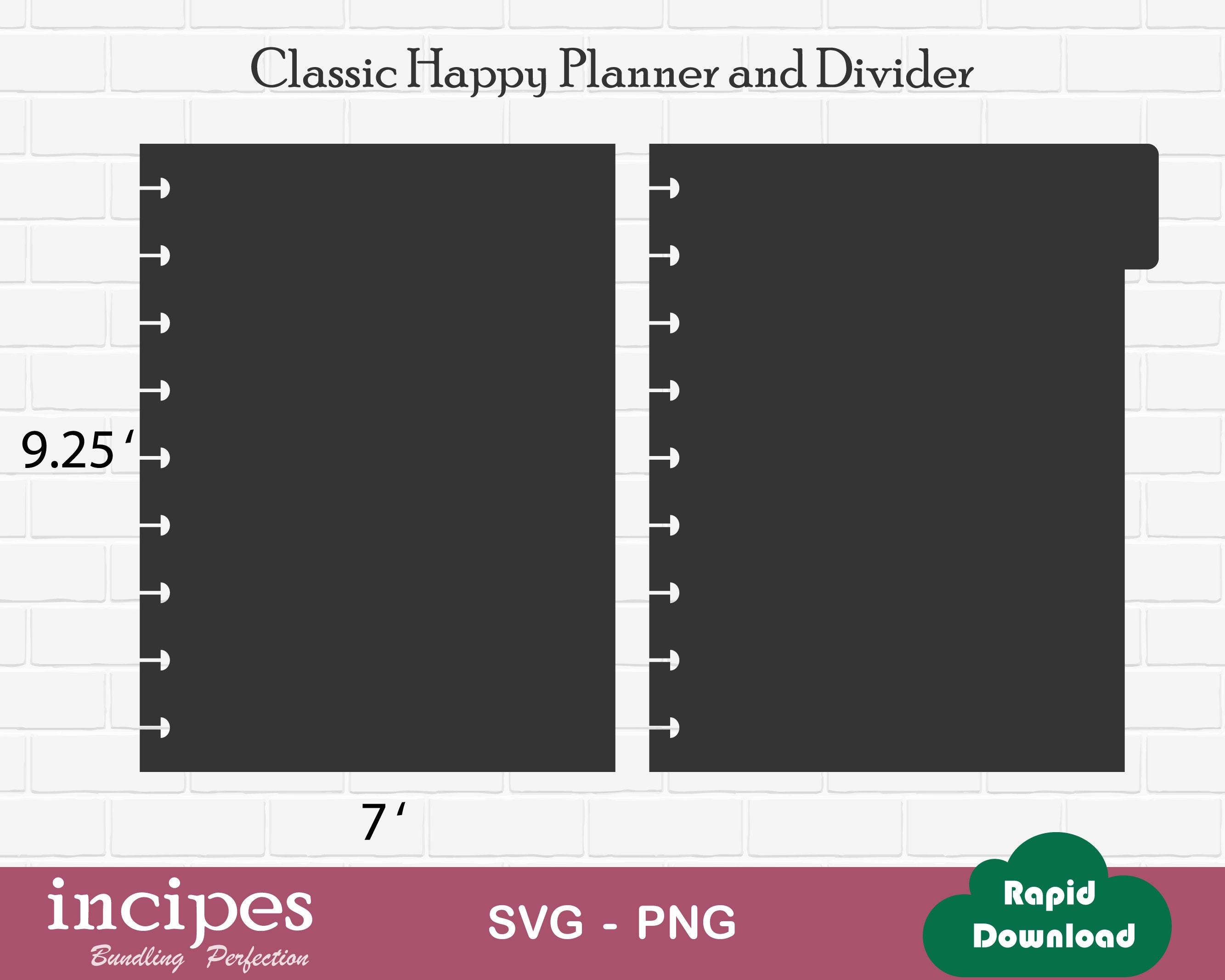 DIY Disc Bound Planner With Divider Page Templates-classic - Etsy