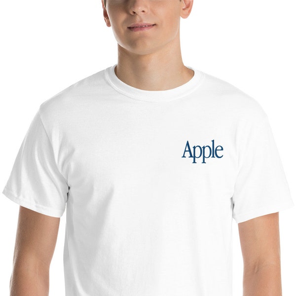 Apple Logo T Shirt - Etsy