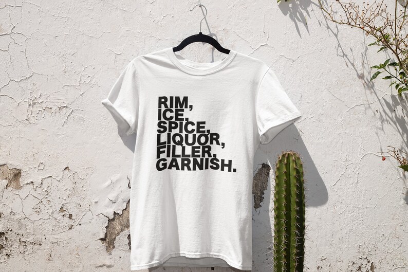 Cocktail Recipe T-shirt | Funny Bartender Gift, Unisex Bar Tee - Etsy