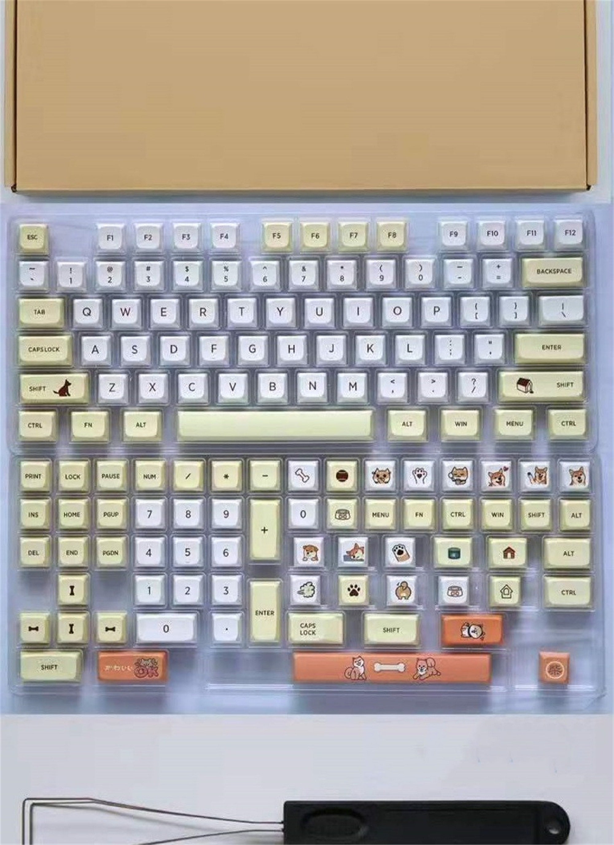 Shiba Inu Keycaps Set Qx1 Keycaps Mechanical MX Keyboard - Etsy Australia