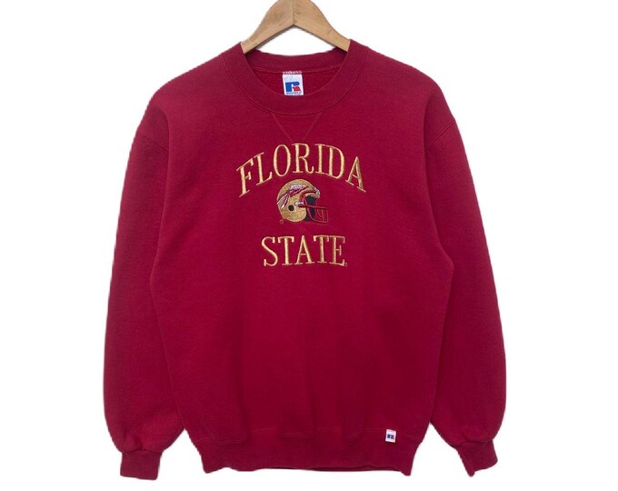 Vintage FLORIDA STATE SEMINOLES Sweatshirt Sweater Crew Neck Pullover ...