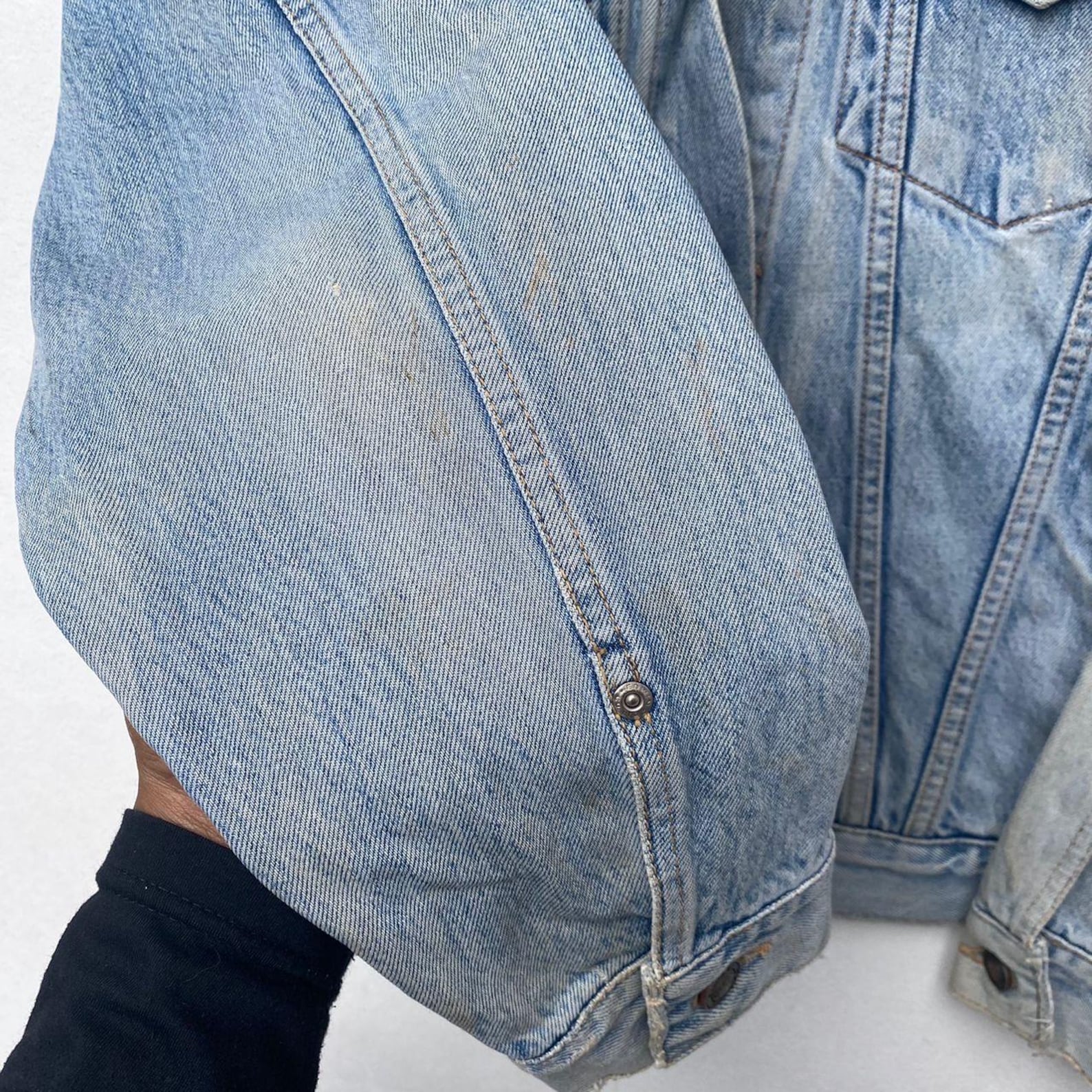 Vintage EDWIN Denim Jacket Large Size Denim Blue Colour Button up Men’s ...