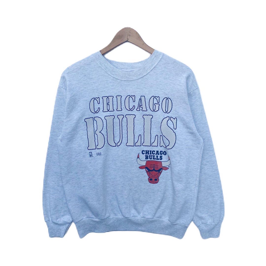 Vintage 1992 CHICAGO BULLS Sweatshirt Sweater Crew Neck Large Size ...