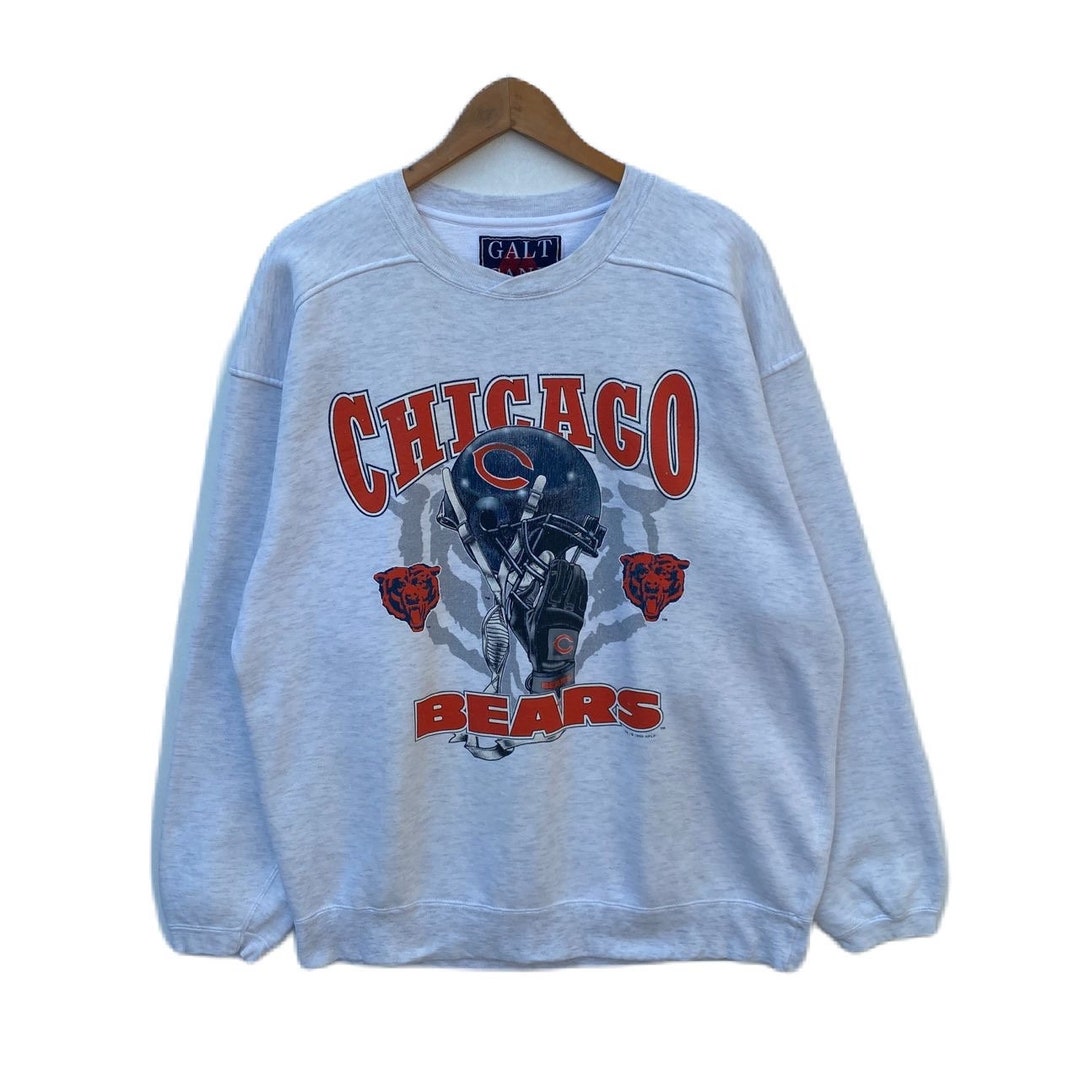 Vintage 1996 CHICAGO BEARS Nfl Sweatshirt Sweater Crew Neck Baggy Large ...