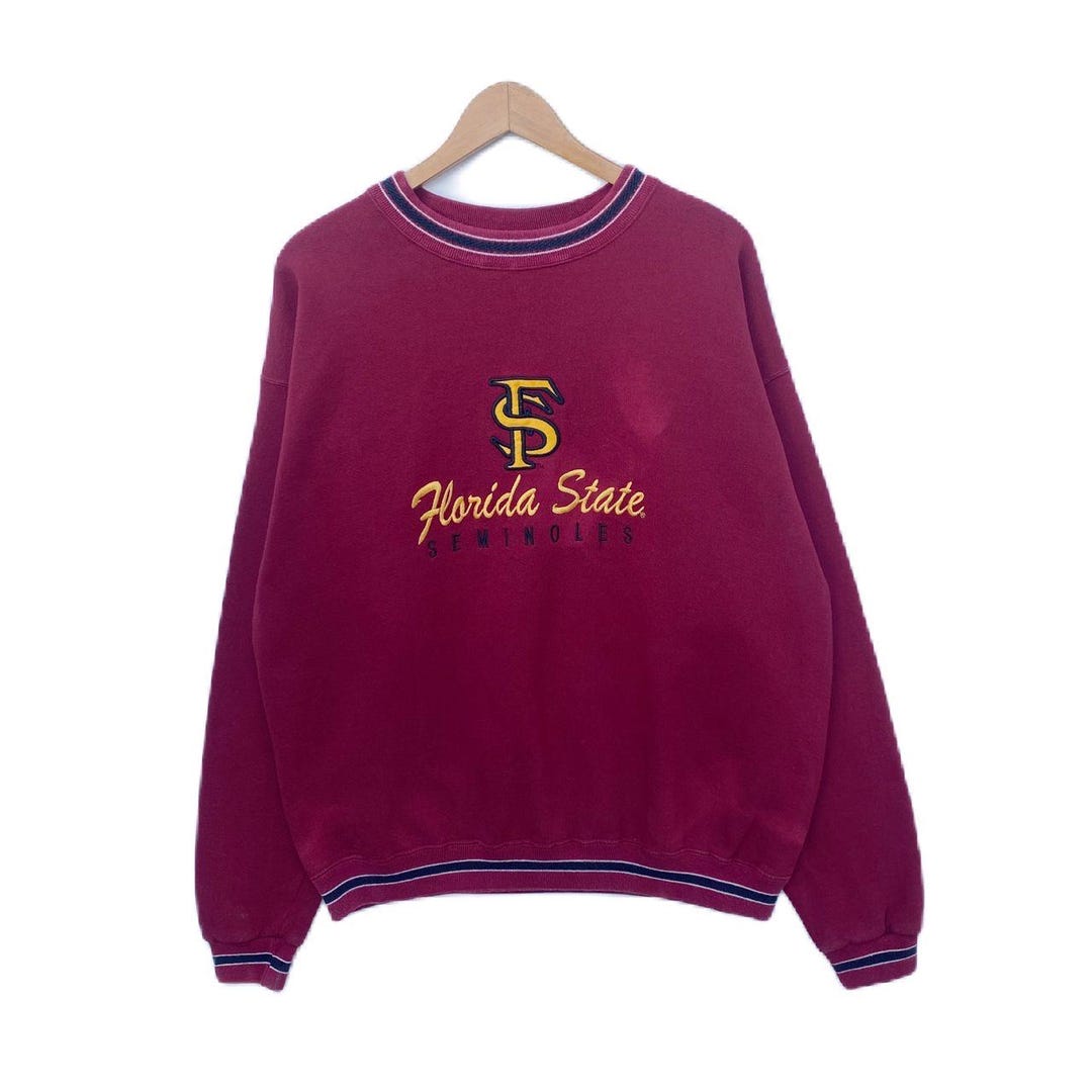 Vintage FLORIDA STATE SEMINOLES Sweatshirt Sweater Crew Neck Pullover ...