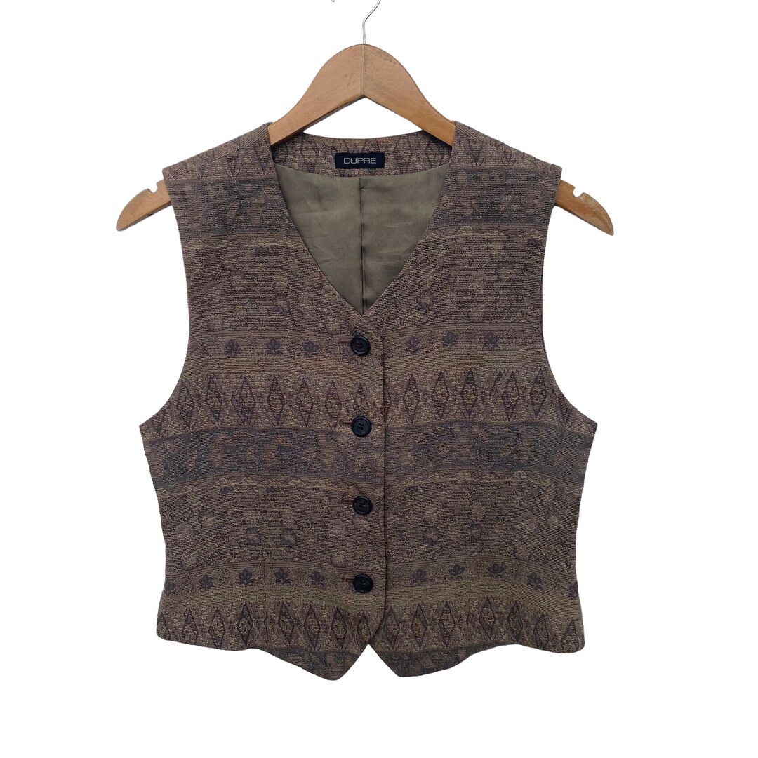 Vintage Men’s Waist Coat Small Size Button Jacket With Pocket Waistcoat ...
