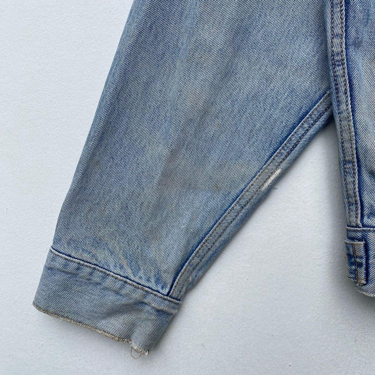 Vintage EDWIN Denim Jacket Large Size Denim Blue Colour Button up Men’s ...
