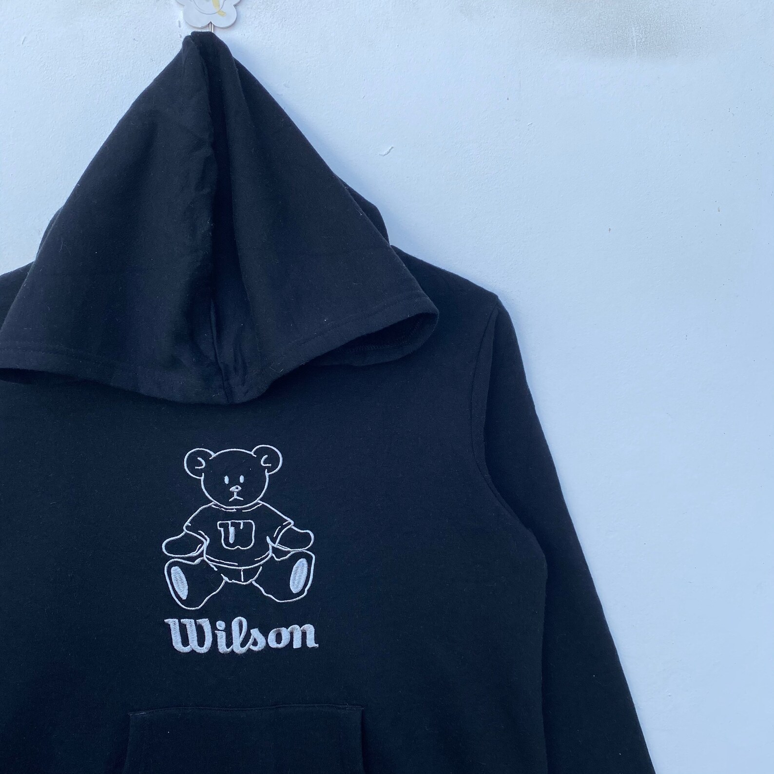 WILSON Hoodie Sweater Black Colour Sweater Pullover Jumper Hip - Etsy UK