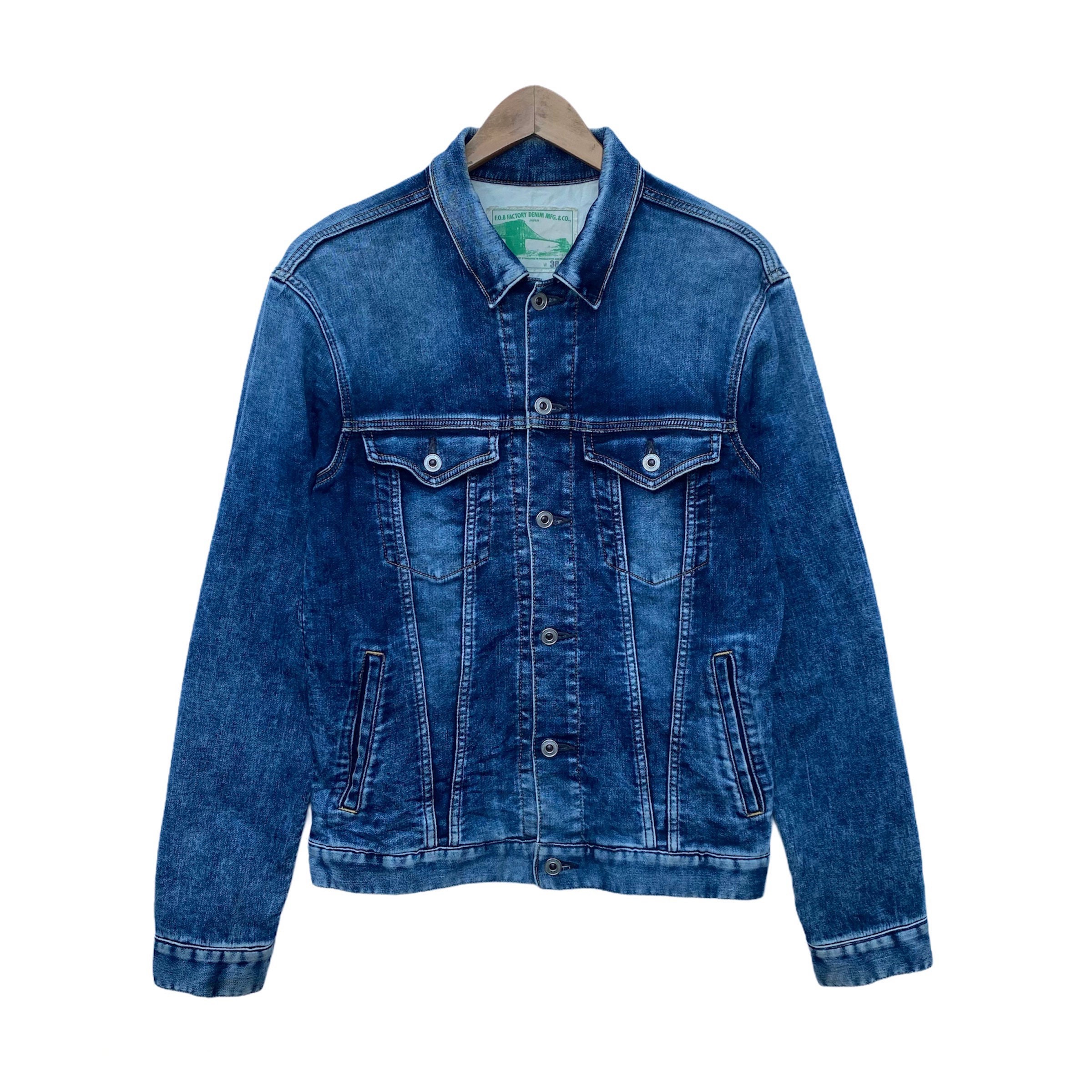 Denim Jacket Sweater Buttons up Long Sleeve Denim Blue Colour Medium ...