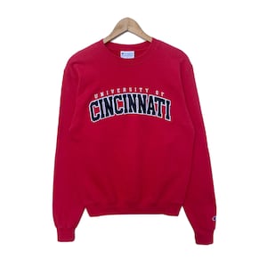 UNIVERSITY of CINCINNATI Sweatshirt, Vintage MV Sport UNIVERSITY of CINCINNATI Sweatshirt, Vintage MV Sport