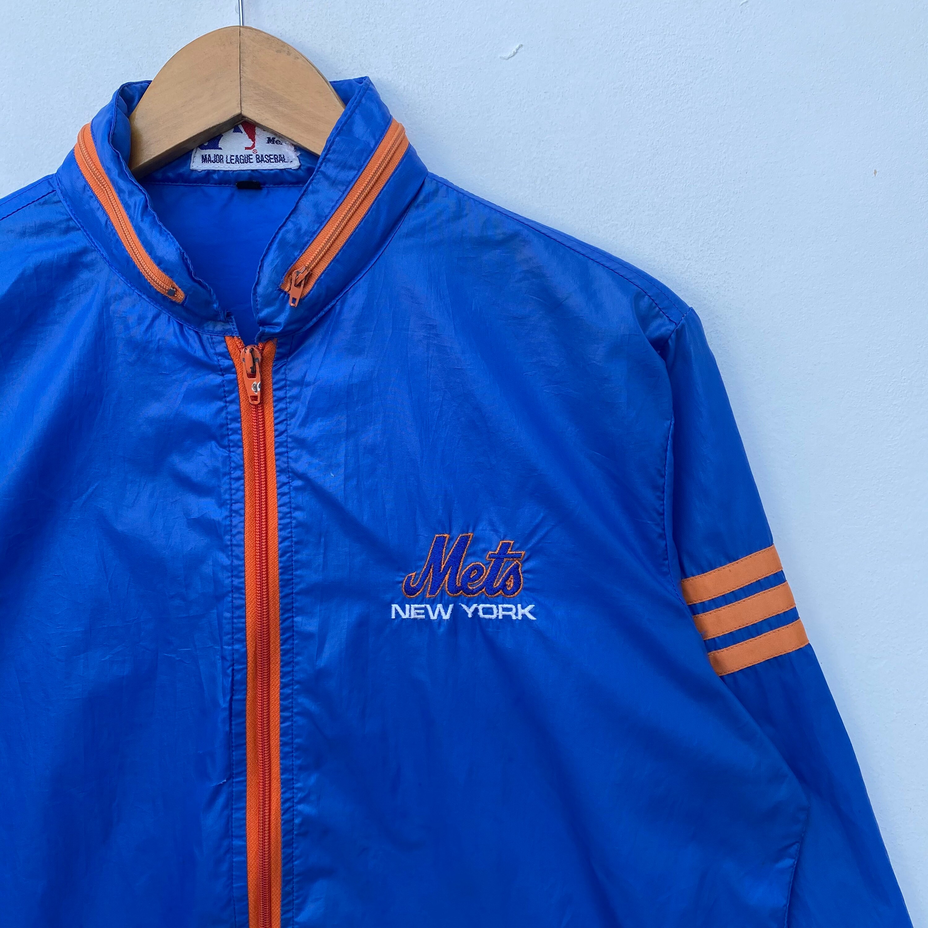 Vintage New York METS Windbreaker Thin Light Jacket MLB Baseball ...