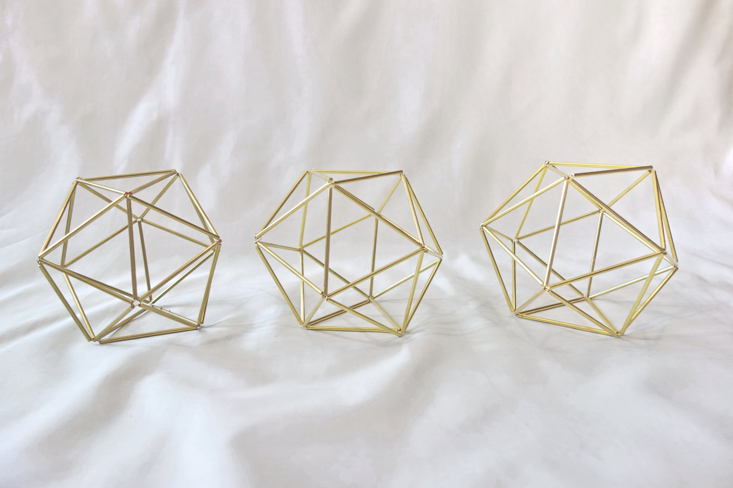 Set of 3 Himmeli Centerpieces - Etsy