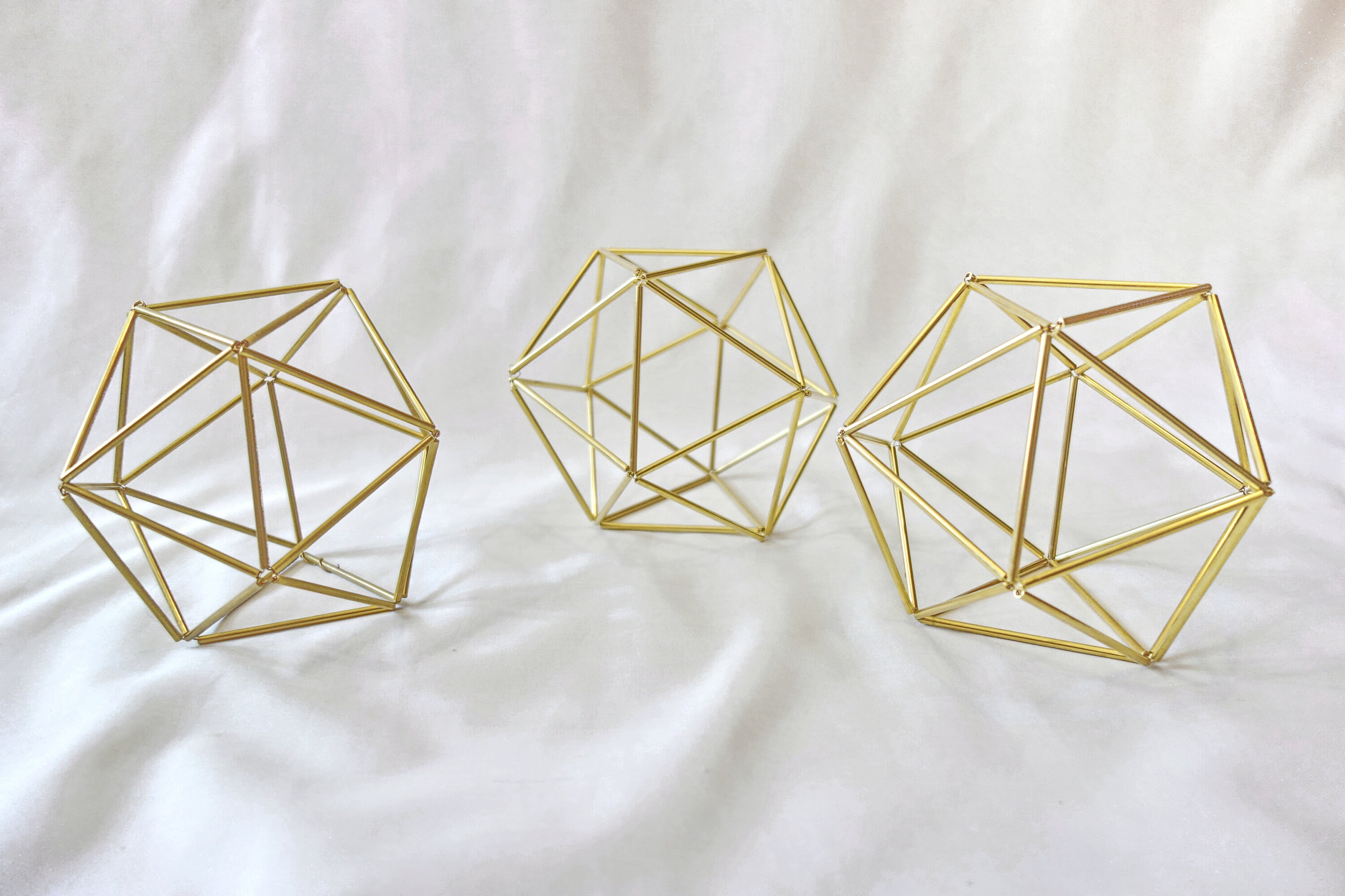 Set of 3 Himmeli Centerpieces - Etsy