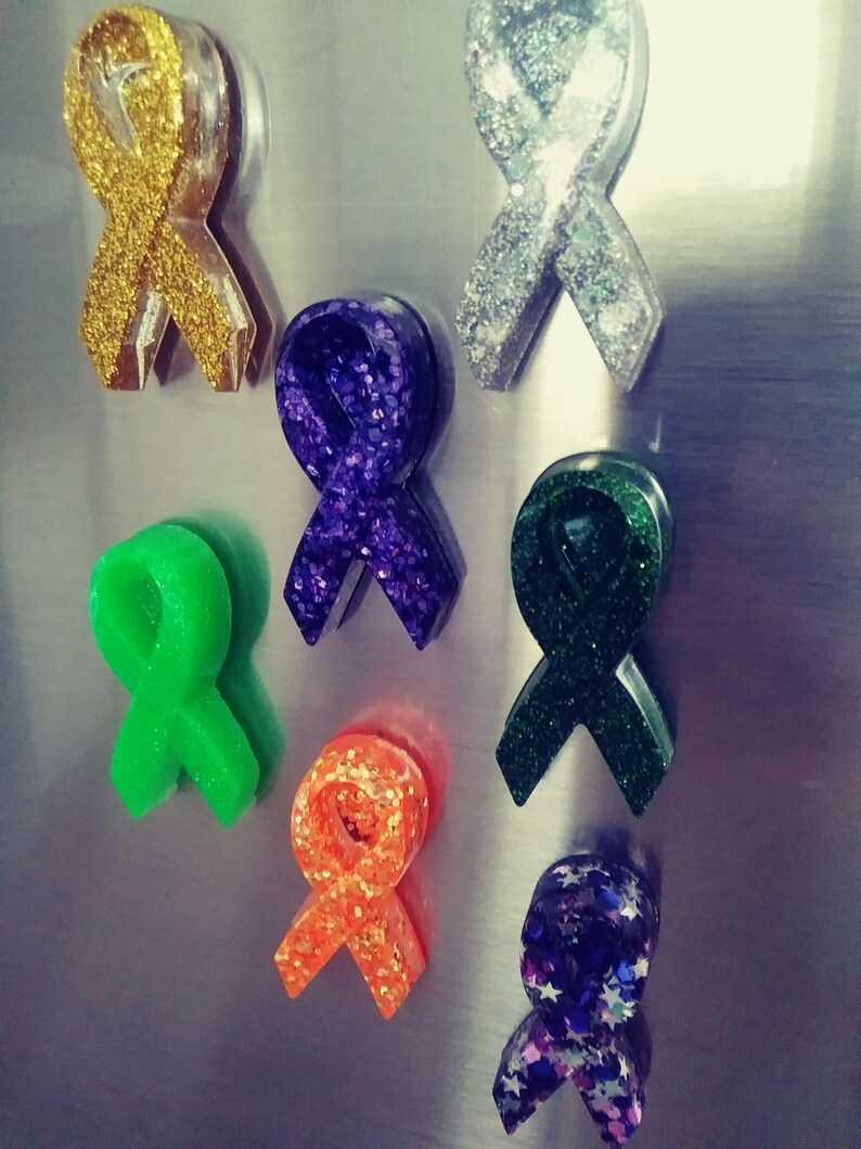 Awareness Ribbon Magnets 3 Pack - Etsy