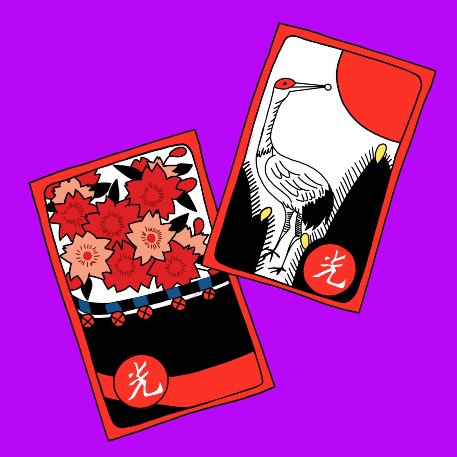 Korean Hwatu Cards Digital Print, Printable Decoration - Etsy