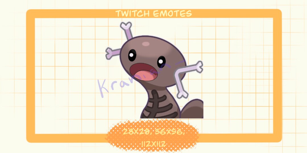 Paldean Wooper Emote Twitch Discord Pokemon - Etsy