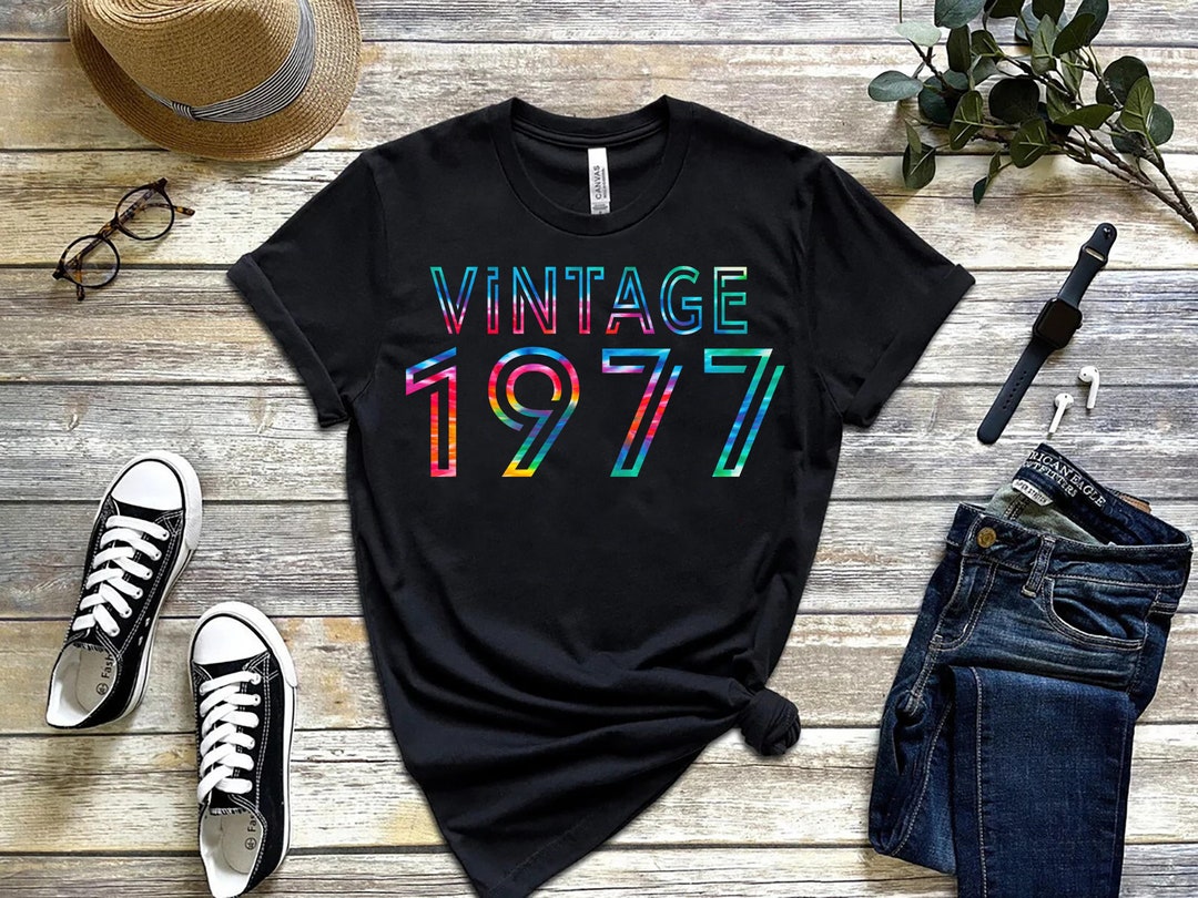Tie Dye Vintage 1977 Png, Vintage 1977 Png , Retro Vintage 1977 Png ...