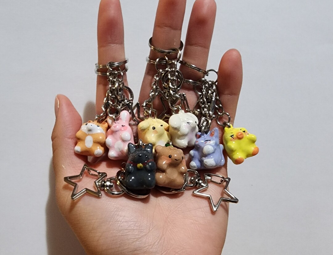 Ateez Kpop Aniteez Gummy Bear Keychain Charm - Etsy