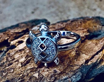 Sea Turtle Engagement Ring - Etsy