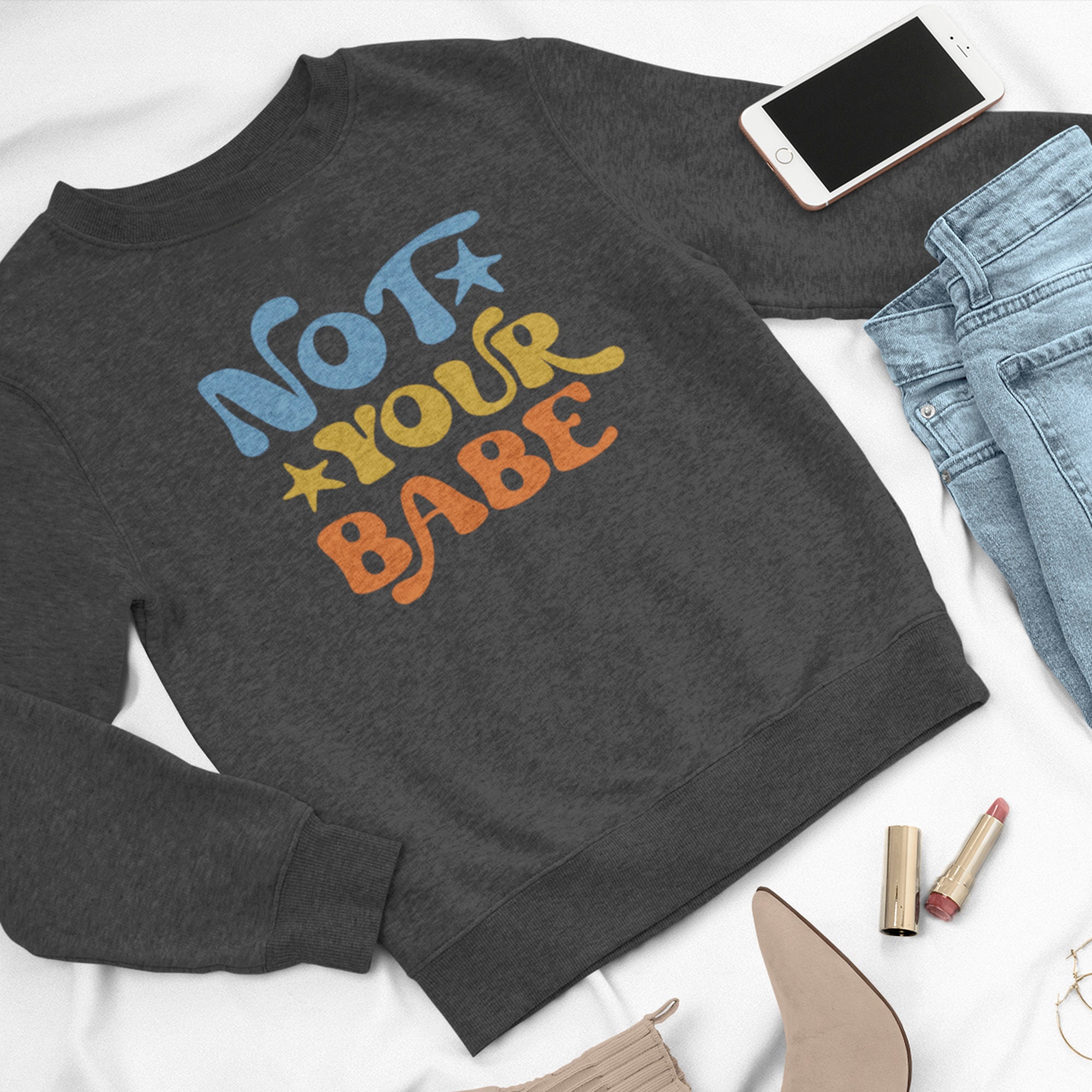 Not Your Babe SVG Trendy Feminist Svg Empowered Women Svg - Etsy