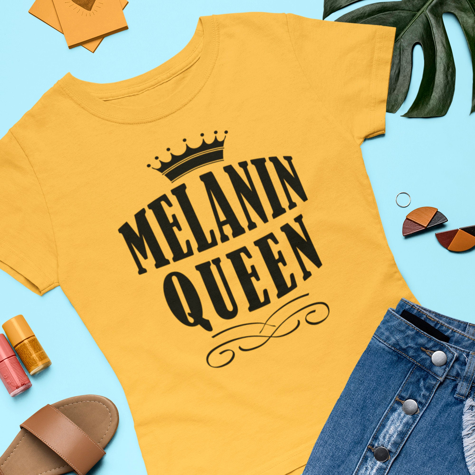 Melanin Queen SVG Trendy Black Woman Svg Black Pride SVG - Etsy