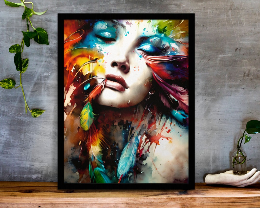 Colorful Spirit PNG, Digital Art, Printable File, Sublimation PNG ...
